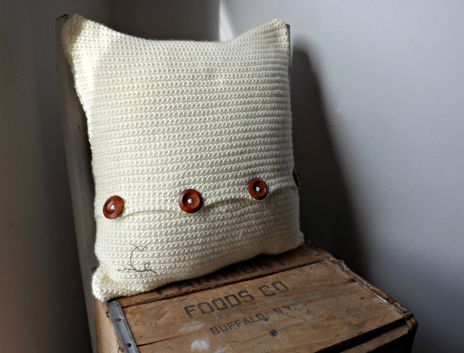 Pattern: Buffalo Love Crocheted Graph Pillow Pattern - Etsy