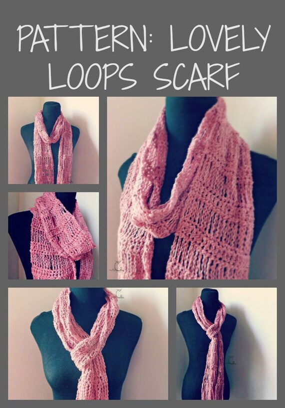 Lovely Loops Scarf Pattern | Etsy