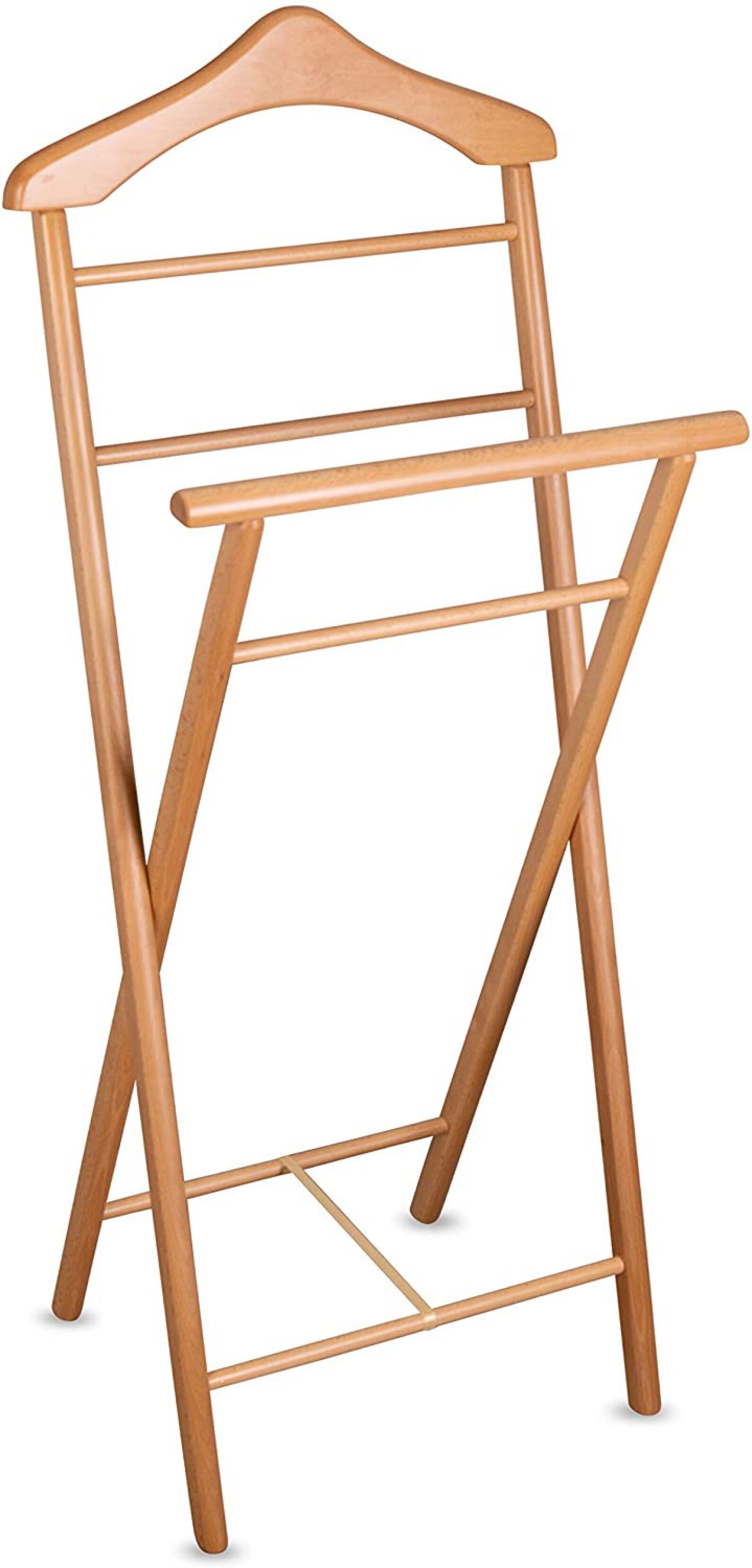 Valet Clothes Butler Valet Stand Solid Beech Wood in 3 Colors - Etsy Canada