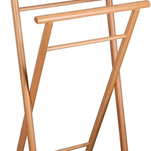 Valet Clothes Butler Valet Stand Solid Beech Wood in 3 Colors - Etsy Canada