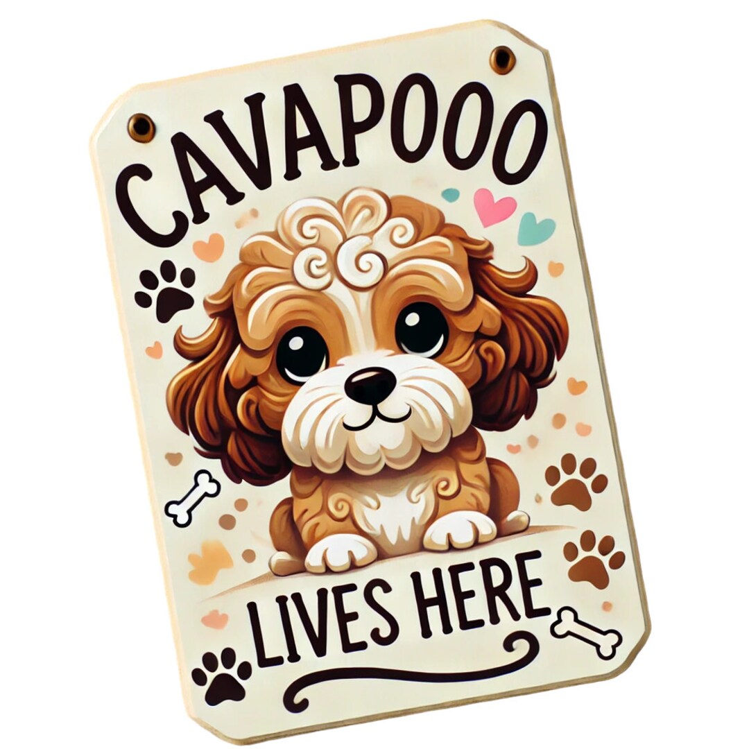 Cavapoo Sign, Cavapoo Plaque, Garden Wall Sign, Front Door Sign - Etsy