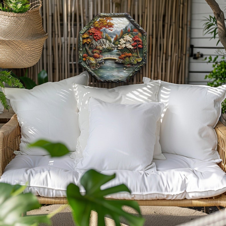 Beautiful Garden Wall Sign, Plaque, Front Door Sign, Garden Wall Art ...