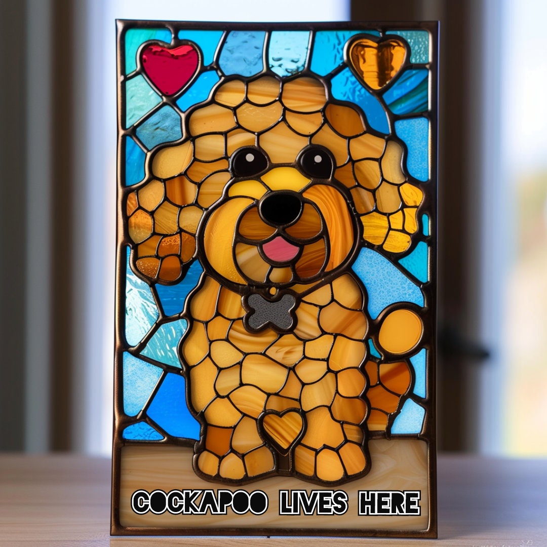 Cockapoo Sign, Cockapoo Plaque, Garden Wall Sign, Front Door Sign ...