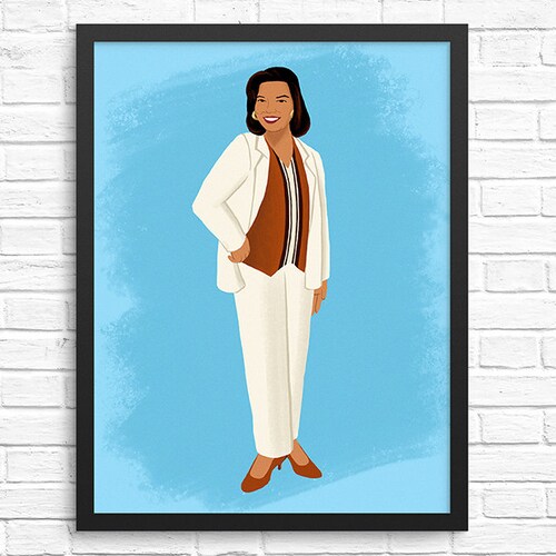 Regine Hunter Art Print / Living Single Illustration - Etsy