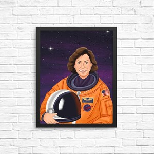 Ellen Ochoa Illustration / Women's History Art Print - Etsy
