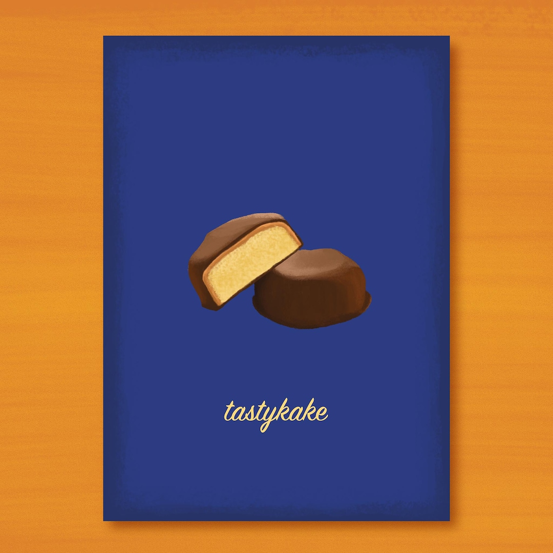Peanut Butter Kandy Kake Art Print / Philly Food Illustration - Etsy