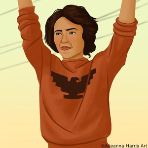 Dolores Huerta Illustration / Women's History Art Print - Etsy