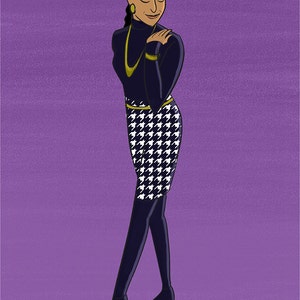 Whitley Gilbert Art Print / A Different World Illustration - Etsy