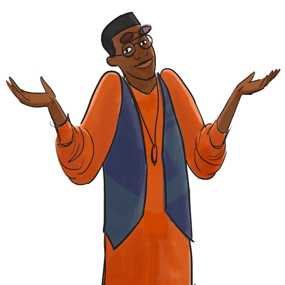 Dwayne Wayne Art Print / A Different World Illustration - Etsy