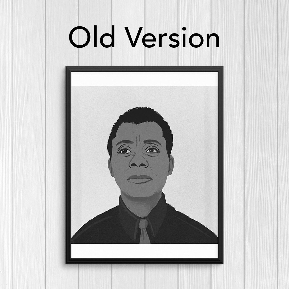James Baldwin Illustration / Black History Art Print - Etsy