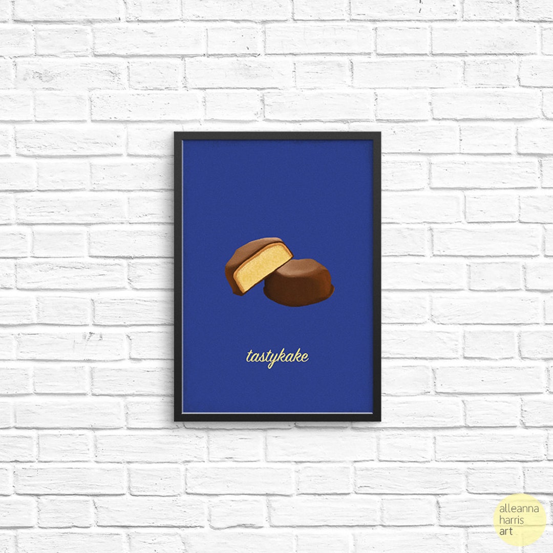 Peanut Butter Kandy Kake Art Print / Philly Food Illustration - Etsy