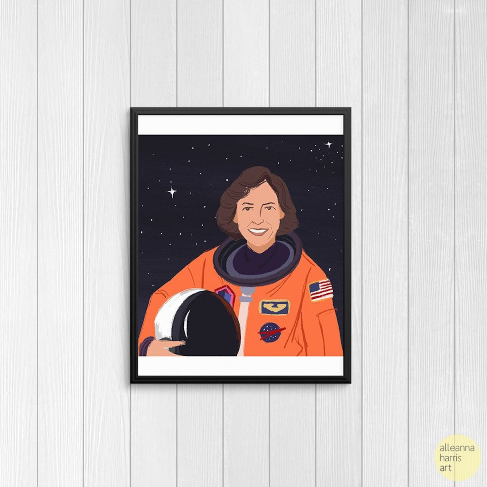 Ellen Ochoa Illustration / Women's History Art Print - Etsy