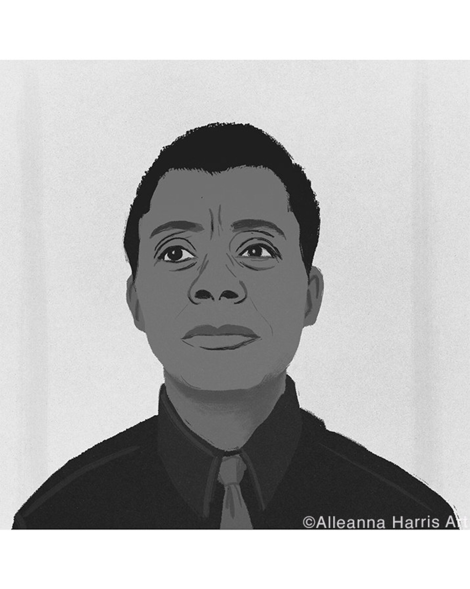 James Baldwin Illustration / Black History Art Print - Etsy