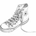 Converse Chuck Taylor Classic Art Print From Original Ink Drawing - Etsy