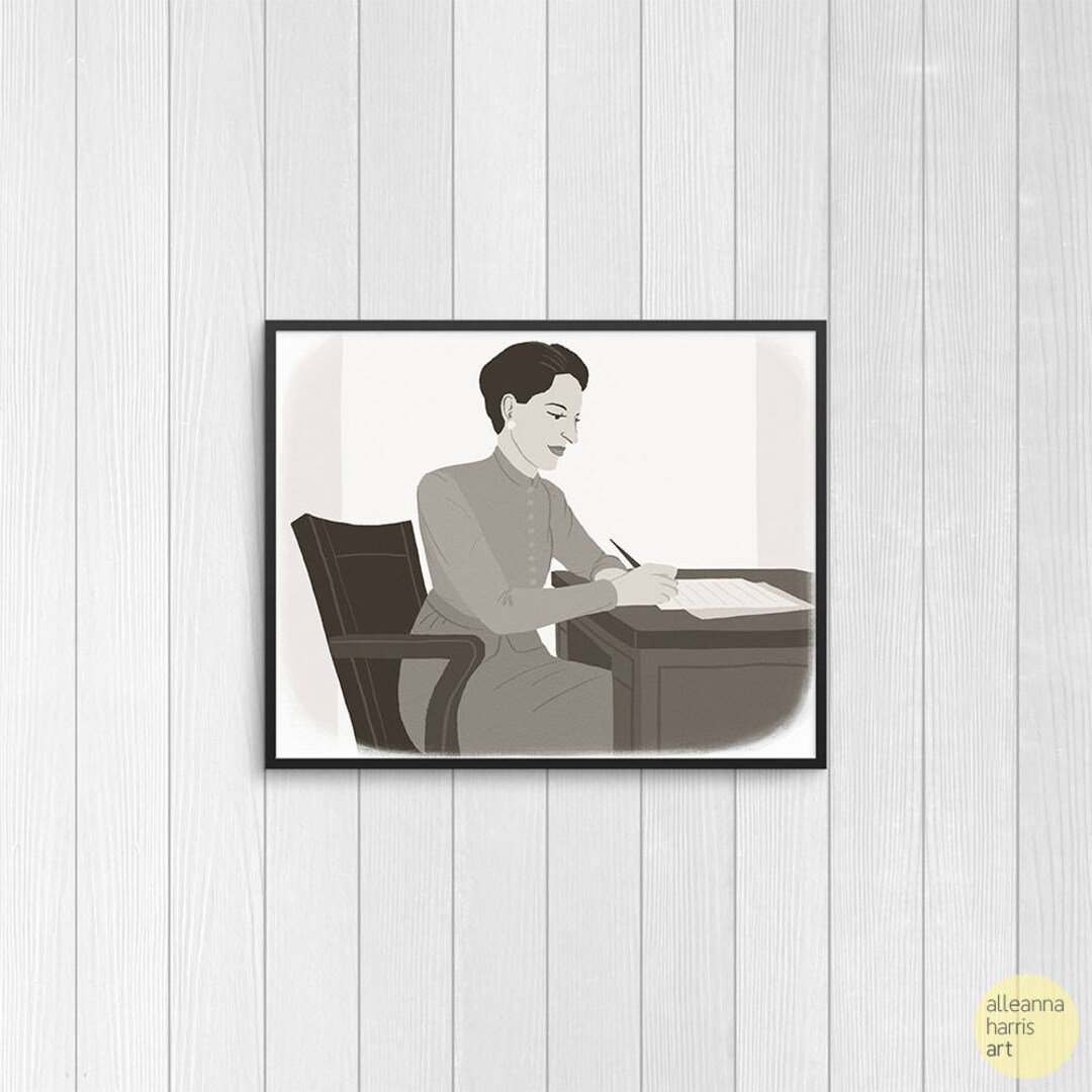 Jane Bolin Illustration / Black History Art Print - Etsy