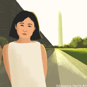 Maya Lin Illustration / Women's History Art Print - Etsy