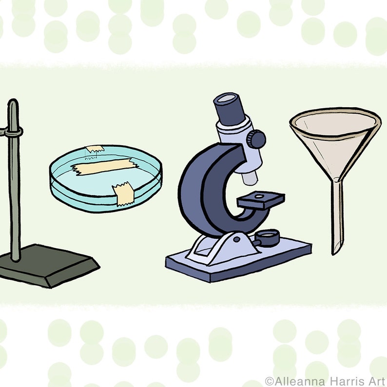 Biology Art Print / Science Illustration / Typography Print - Etsy