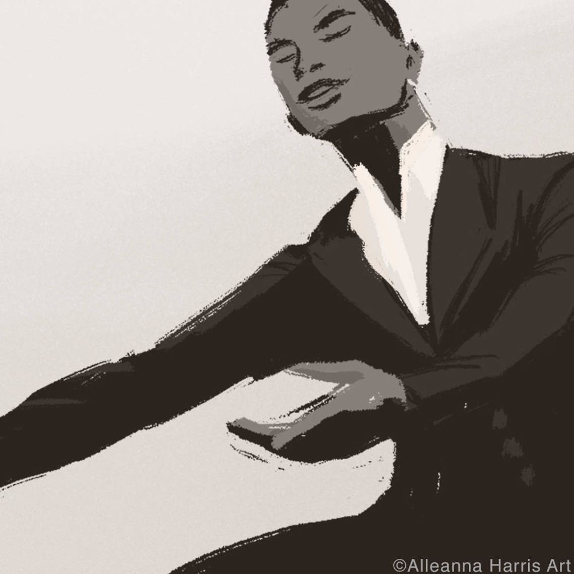 Arthur Mitchell Illustration / Dance Art Print | Etsy