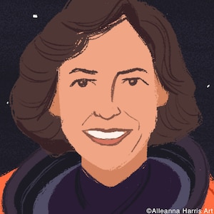 Ellen Ochoa Illustration / Women's History Art Print - Etsy