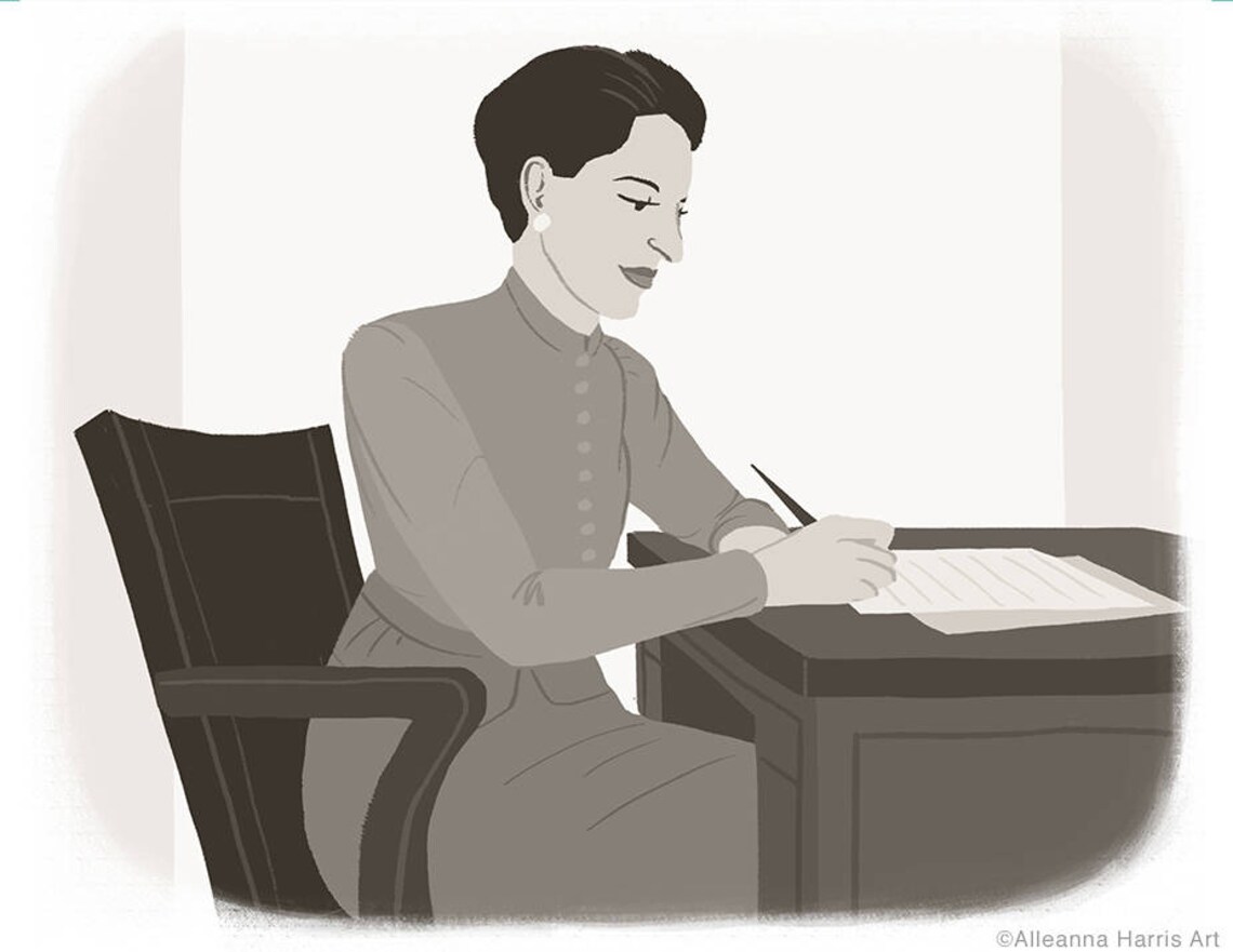 Jane Bolin Illustration / Black History Art Print - Etsy