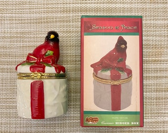 Cardinal Trinket Box - Etsy