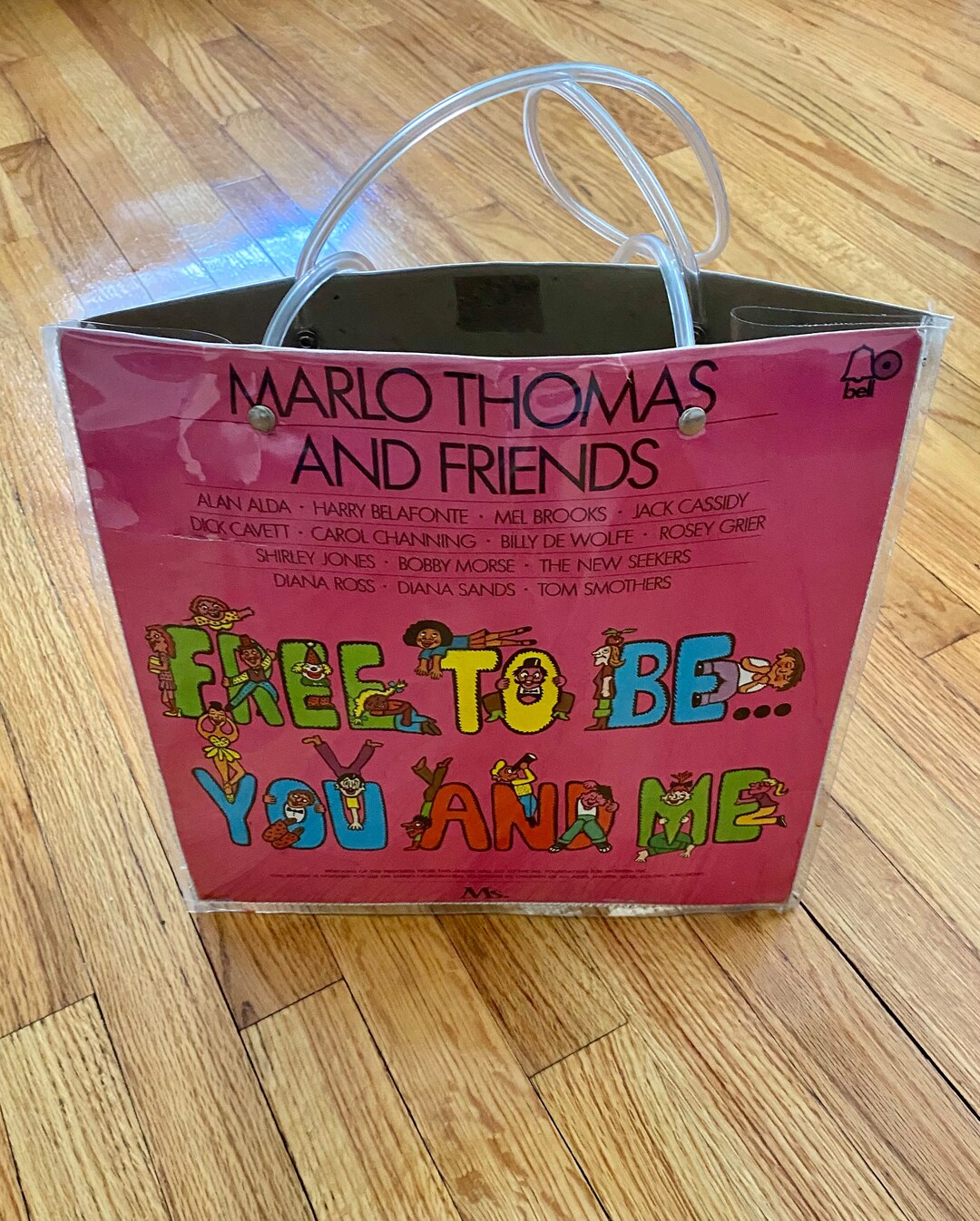 Funky Mod Album Cover-clear Plastic Tote Bag, Marlo Thomas and Friends ...