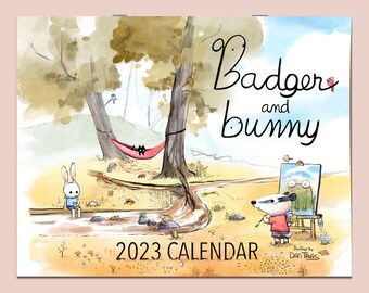 Badger Calendar - Etsy