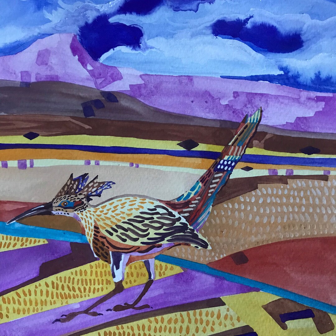 New Mexico Roadrunner, Patterns - Etsy