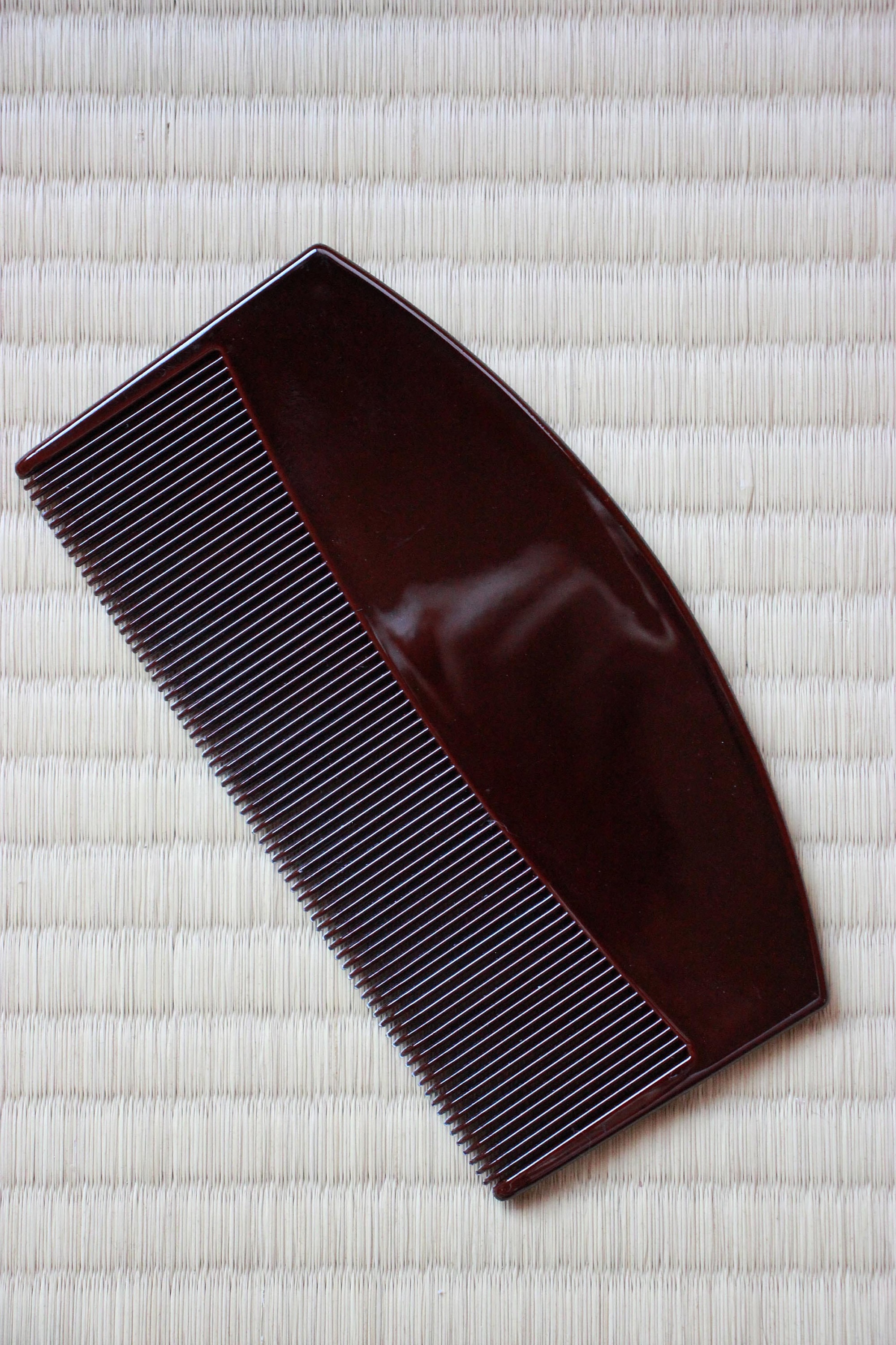 Vintage Comb Japanese Lacquered Hair Comb - Etsy