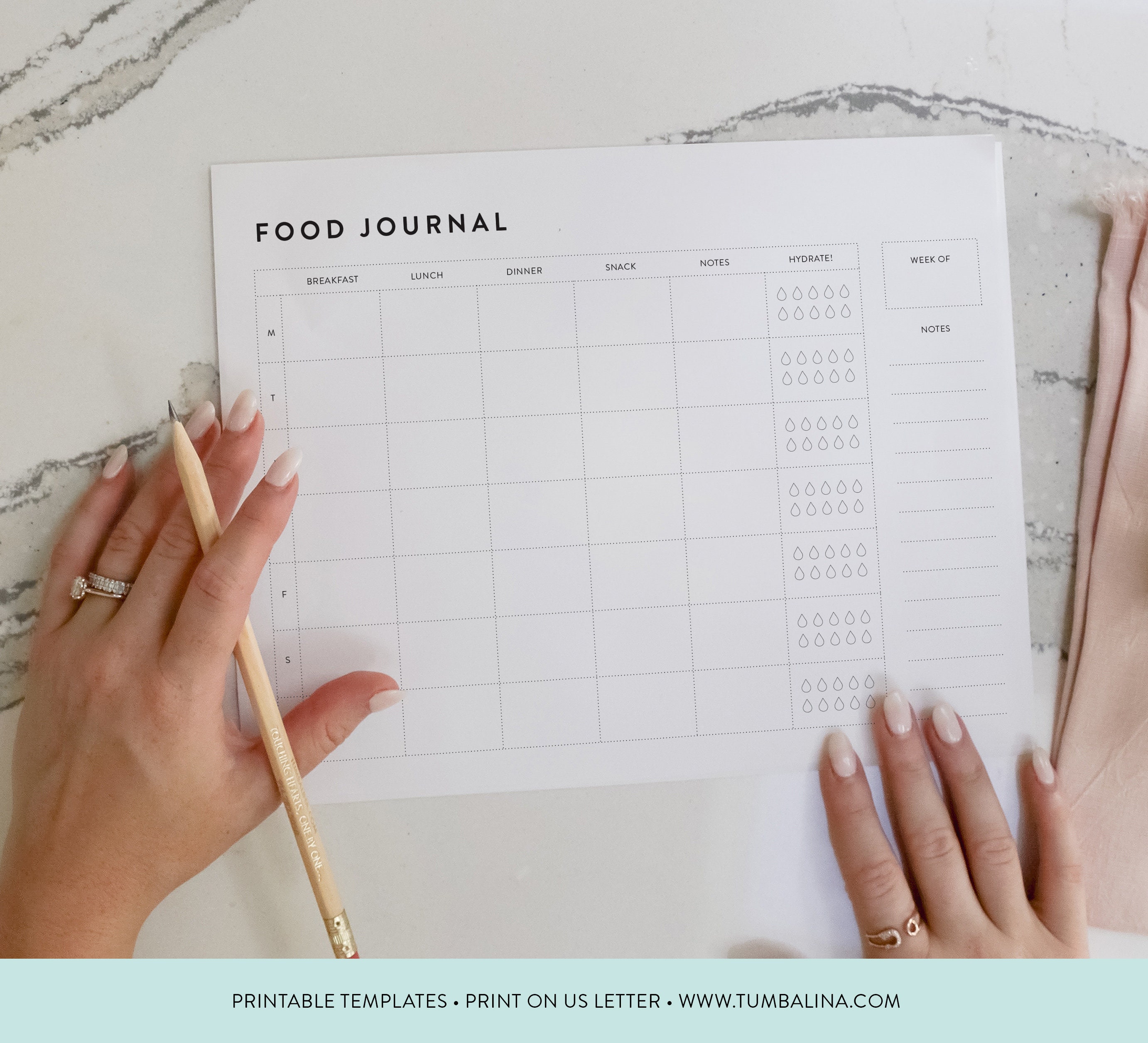 3 PIECE Menu Organizer Printable Menu Planner Food Journal | Etsy