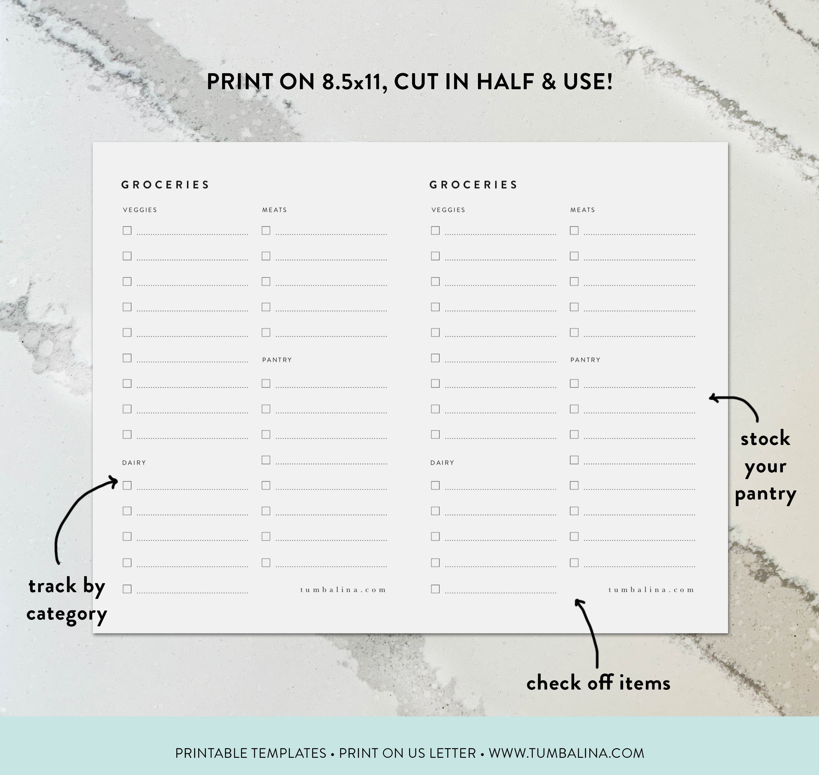3 PIECE Menu Organizer Printable Menu Planner Food Journal | Etsy
