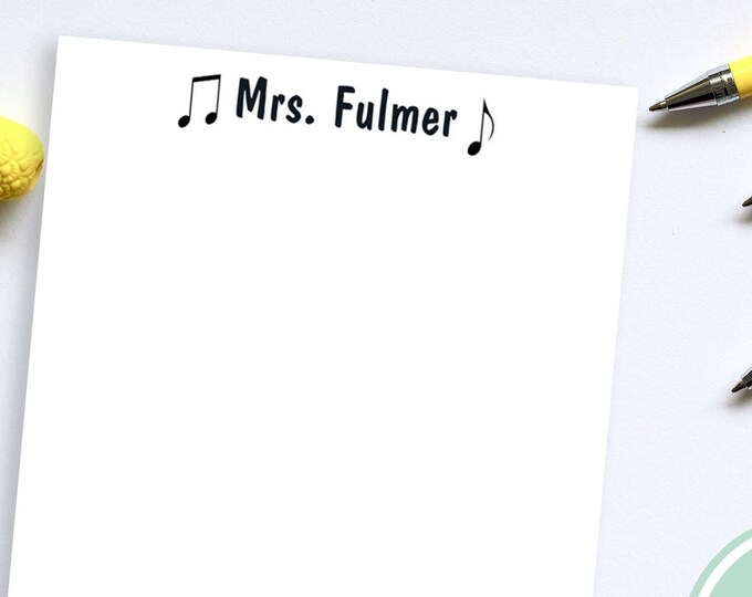 Personalized Notepad With Rad 90s Design and Custom Name // 50 - Etsy