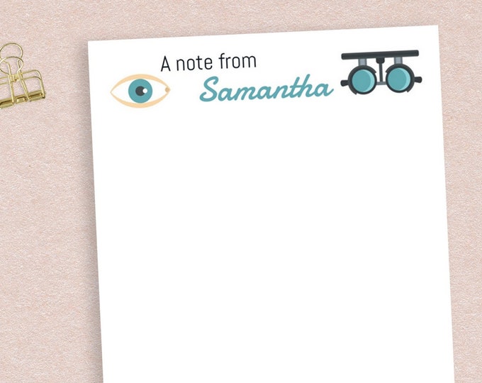 Personalized Notepad With Rad 90s Design and Custom Name // 50 - Etsy