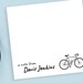Personalized Sticky Notes With Custom Text and Bike Design // 3 X 3 ...