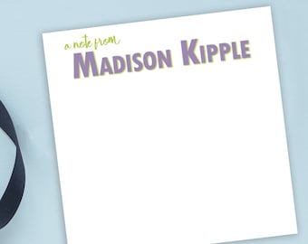 Personalized Sticky Notes With Custom Text and Flying Pig Design // 3x3 ...