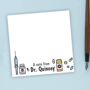Custom Pharmacist Sticky Notes // Personalized Text // 50 Stickies per ...