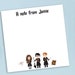 Personalized Sticky Notes With Custom Name Text // 3"x3" and 50 per Pad ...