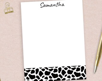 Custom Notepad With Name or Text // 50 Sheets per Stack 4x5.5 Size Gift ...