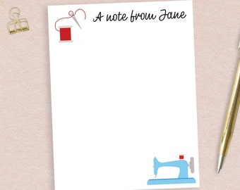 Custom Notepad With Name or Text // 50 Sheets per Stack 4x5.5 Size Gift ...