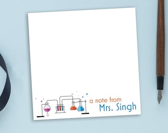 Personalized Sticky Notes Fox Design // 3x3 Inch With 50 Notes - Etsy