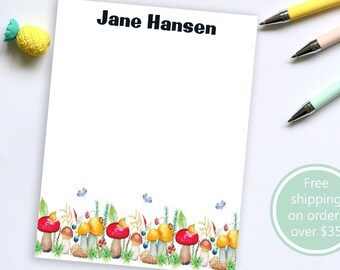 Personalized Notepad With Rad 90s Design and Custom Name // 50 - Etsy