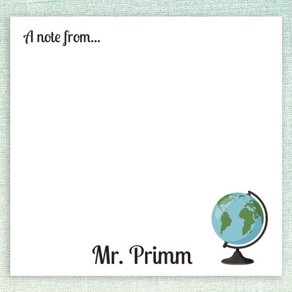 World Sticky Notes - Etsy