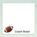 Custom Football Sticky Notes // 3x3 Personalize Gift Idea Coworker ...