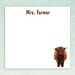 Personalized Sticky Notes Highland Cattle Design // 3x3 Inch With 50 ...