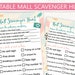 Editable Mall Scavenger Hunt // Instant Download PDF // Birthday Party ...