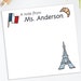 Personalized Sticky Notes With French Design and Custom Text // 3x3 ...