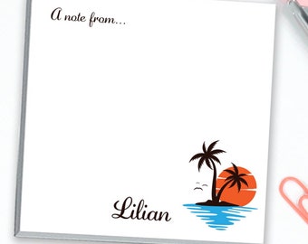 Personalized Sticky Notes With Custom Text and Bike Design // - Etsy