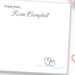 Custom Sticky Note Pads Personalized Heart Design // Unique Gift Idea ...