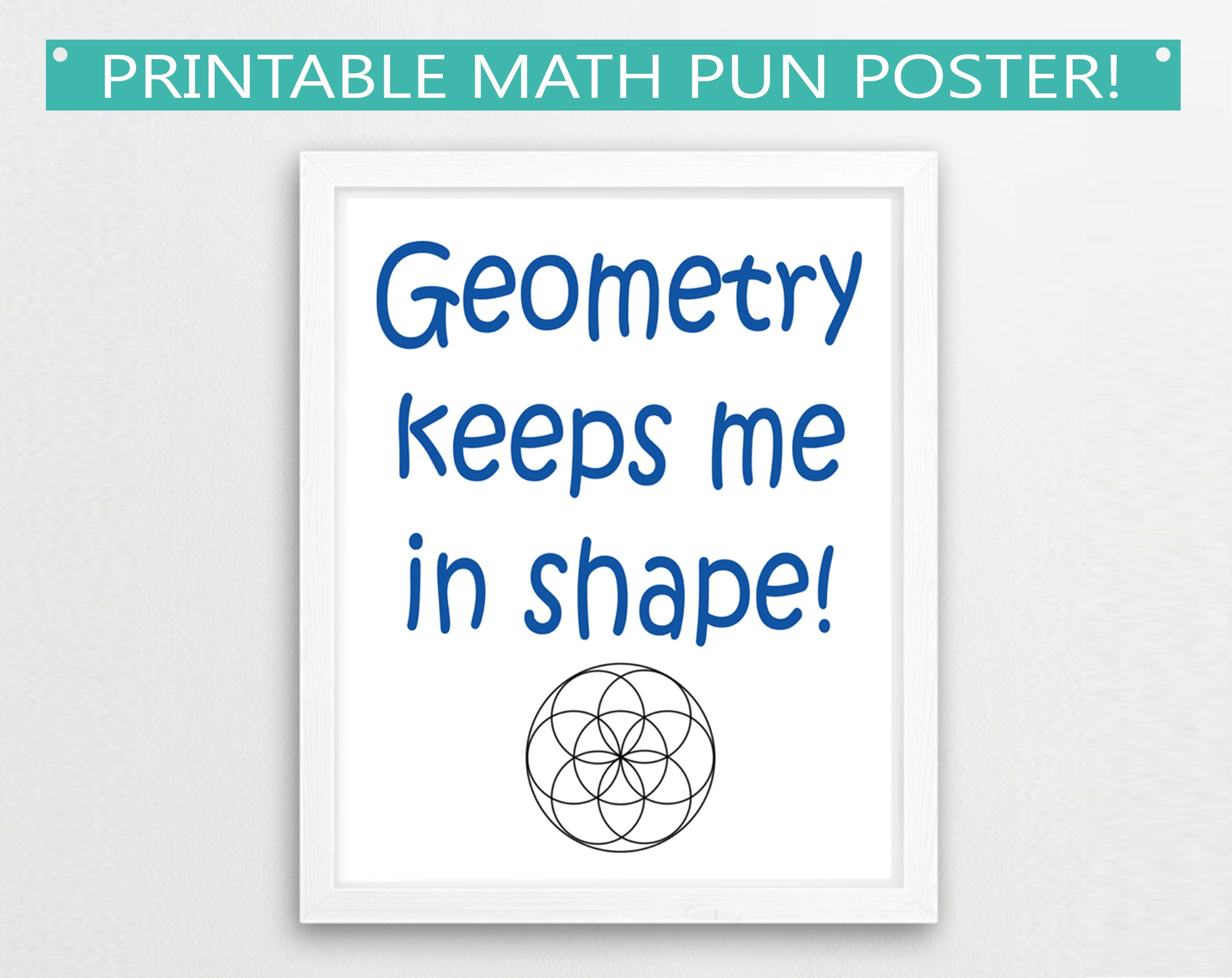 Math Printable Poster // Math Classroom Decor JPG education | Etsy