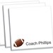 Custom Football Sticky Notes // 3x3 Personalize Gift Idea - Etsy